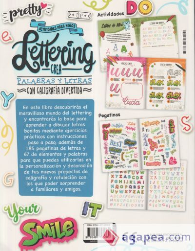 LETTERING. CREA PALABRAS Y LETRAS - EQUIPO SUSAETA - 9788467795080