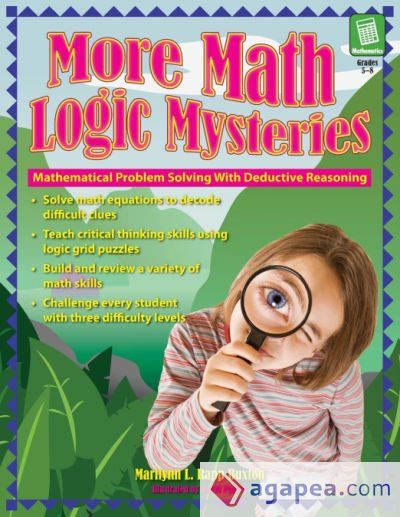 MORE MATH LOGIC MYSTERIES, GRADES 5-8 - DAVID PARKER MARILYNN L RAPP ...