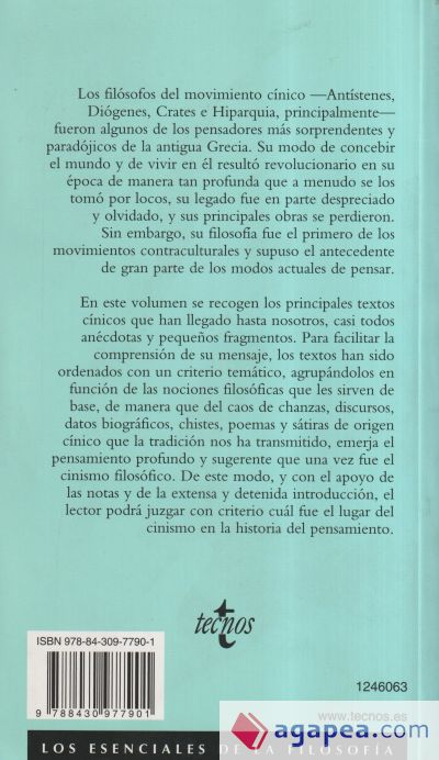 FILOSOFOS CINICOS - IGNACIO PAJON LEYRA - 9788430977901