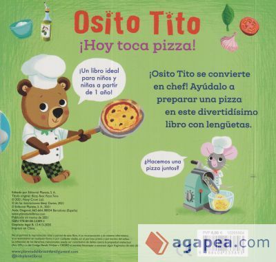 OSITO TITO. ¡HOY TOCA PIZZA! - BENJI DAVIES - 9788408233893