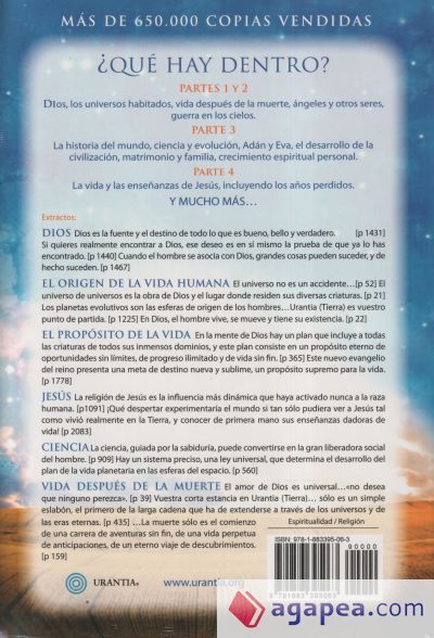 EL LIBRO DE URANTIA (EDICION EUROPEA) - URANITA FUNDATION - 9781883395063