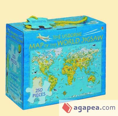 USBORNE MAP OF THE WORLD JIGSAW - COLIN KING - 9780746058251