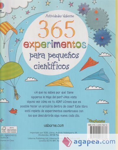 365 EXPERIMENTOS PARA PEQUEÑOS CIENTIFICOS - USBORNE; MINNA LACEY ...