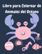 LIBRO PARA COLOREAR DE ANIMALES DEL OCEANO - MEGAN BROWN - 9785109693711