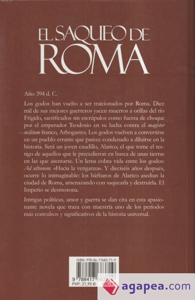EL SAQUEO DE ROMA - PEDRO SANTAMARIA FERNANDEZ - 9788417683719